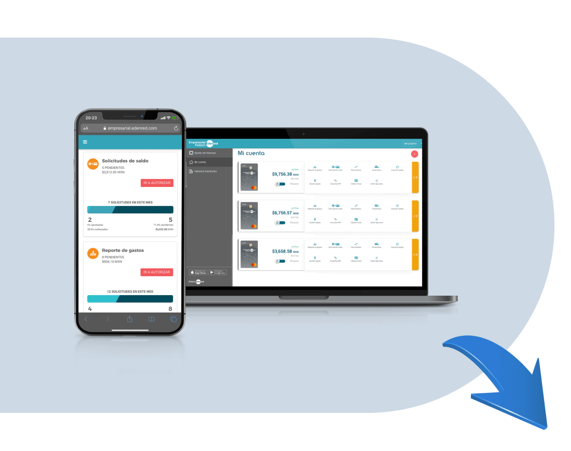 Gestión Empresarial - Tarjeta Empresarial | Fintech Edenred México